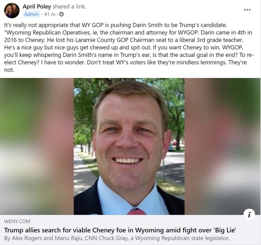 National group eyeing Buchanan as Cheney replacement - WyoFile