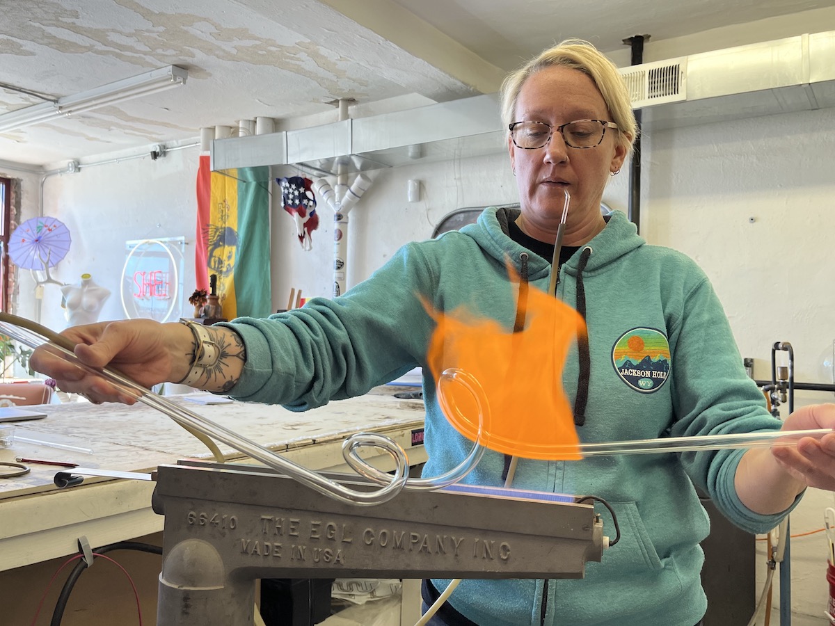 Neon niche: Tube-bender Connie Morgan lights up Wyoming - WyoFile