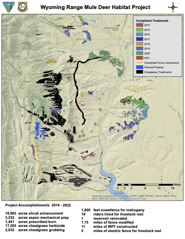 wyoming range deer herd map
