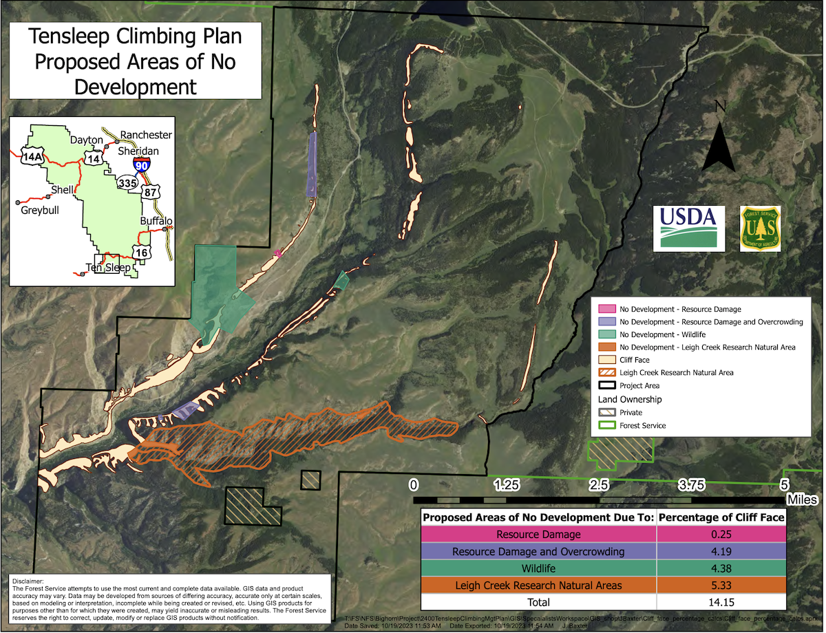 Tensleep climbing plan could reopen route development in popular canyon ...