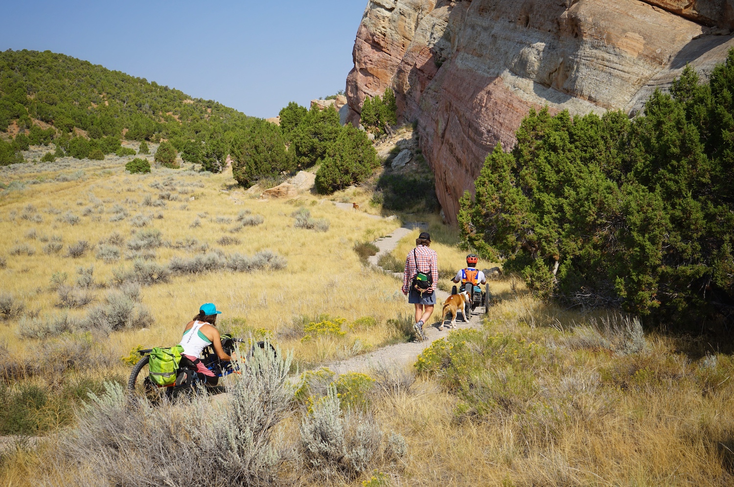 Off the pavement: Adaptive riders teach trail accessibility - WyoFile