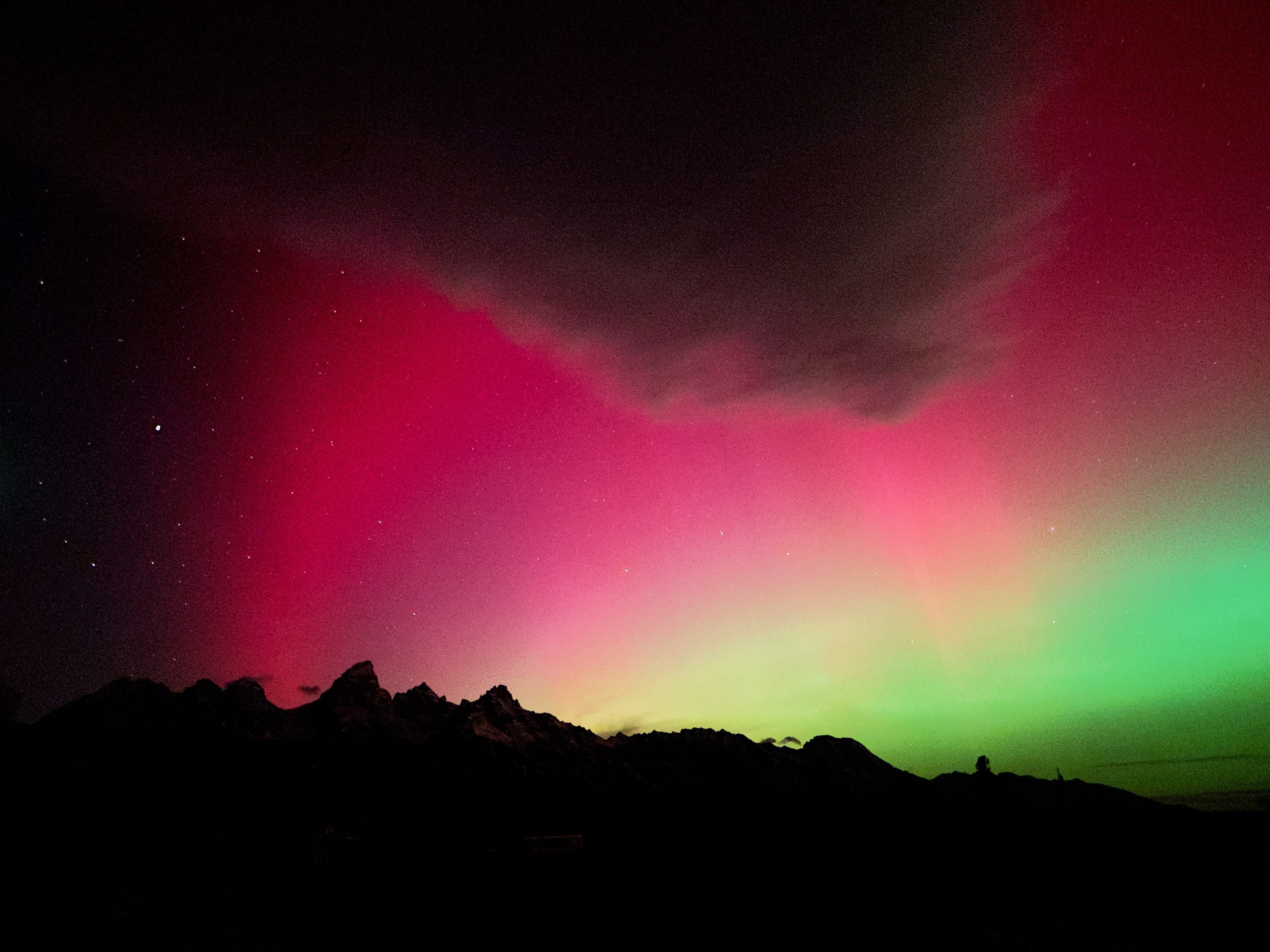 Intense aurora borealis streaked Wyoming's night sky red - WyoFile